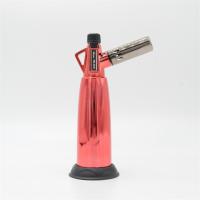 China Refillable Fire Flame Chef Butane Torch Hiking Cooking Blow Torch BBQ Lighter for sale