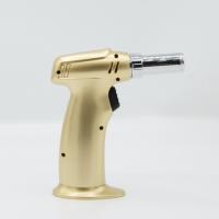 China Jet Flame Chef Butane Torch Fuel Lighter Windproof Refillable Fuel For Candle for sale