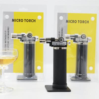 China Adjustable Flame Butane Micro Torch 1300°C Piezo Ignition Refillable for Jewelry Making Cooking for sale