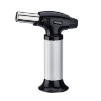 China Mini Blow Cooking Torch Lighter Adjustable Flame Creme Brulee Torch Butane Refill for sale
