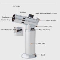China Gas Bakhoor Candle Kitchen Torch Lighter Refillable Butane Adjustable Straight Jet Lighter for sale