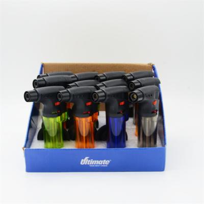China Mini Adjustable Butane Blow Torch Lighter 120mm 74g for Cooking Cocktail Cigar for sale