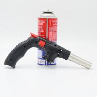China Adjustable Butane Kitchen Torch 1300°C Piezo Ignition Refillable BBQ Lighter for sale