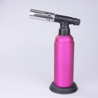 China Refillable Butane Torch Lighter 1300C Adjustable Flame for Outdoor Camping Cooking for sale