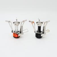 China Mini Camping Stove 93g Piezo Ignition Adjustable Flame Portable Backpacking Hiking Stove for Butane Canister for sale