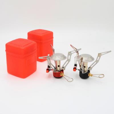China 125g Butane Outdoor Mini Camping Gas Stove Piezo Ignitor Portable Cooking Stove for Hiking Climbing for sale