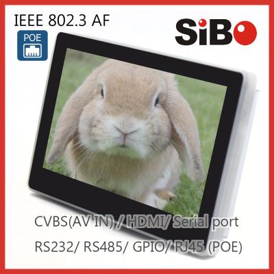China Customizable 7 Inch Wall Mount Android Tablet POE For Home Automation for sale