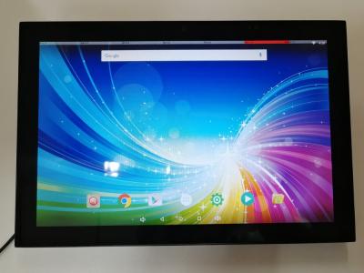 China SIBO 10.1'' POE Inwall Mount Tablet With NFC Reader LED Light Bar For Time Attendance for sale