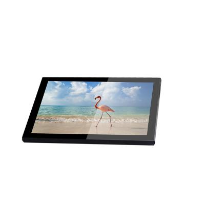 China POE Android Touch Wall Mounted NFC Reader 10'' Tablet With LED Light For Time Attendance for sale