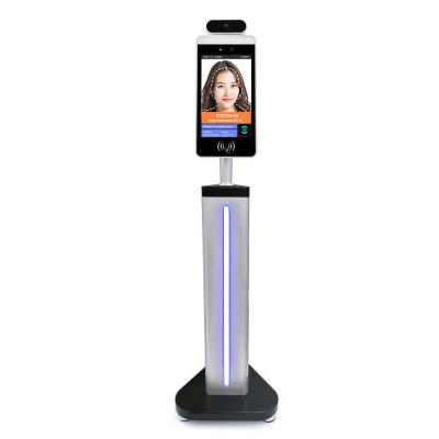 China Access Control Facial Recognition & Body Temperature Tablet Tablet With Android 7.1 OS Aluminum Casing for sale