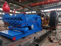 China High Chrome Fluid End Material Three Plunger Mud Pump Including API 7 Valve Providing Durable Mud Circulation Solutions for sale