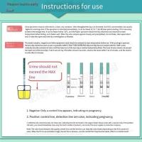 China 10 Pack Early Pregnancy Test Kit 30 Months Shelf Life Quick Results Home Detection for sale