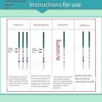 China 10 Pack Early Pregnancy Test Kit 30 Months Shelf Life Quick Results Home Detection for sale