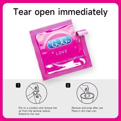 China Bulk Pack 10 Pieces Sensitive Skin Lubricated Condoms Fragrance Free Natural Latex ISO for sale