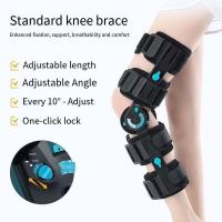 China Metal Orthopedic Knee Immobilizer Brace CE Certified One Size Fits All for Postoperative Fixation for sale