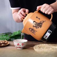 China Green Yi 4L Electric Ceramic Health Pot for Boiling Medicine Portable Home Use for sale