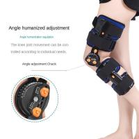 China Adjustable Meniscal Ligament Injury Knee Support Brace CE Certified One Size Fits All Lower Limb Protection Black for sale