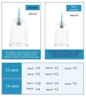 China Professional Buttocks Therapy Machine 24 Cup Vacuum Cupping System Class I CE for sale