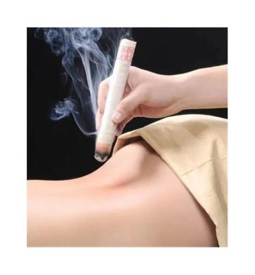 China Traditional Chinese Moxibustion Stick 20cm x 1.8cm 30:1 Pure Artemisia Argyi for Health Wellness for sale