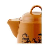 China Handmade Ceramic Tea Pot House 3.3L Kitchen Teapot with Cover Traditional Craftsmanship for sale