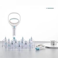 China Class I 24-Cup Tempering Glass Vacuum Cupping Set for Beauty Salon Moisture Absorption Therapy for sale