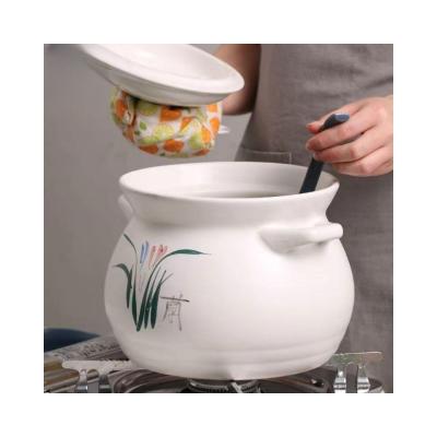China White Nonstick Ceramic Cookware Set 3300ml for Decocting Traditional Chinese Medicine Herbal Soup for sale