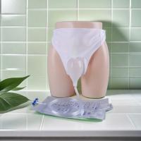 China Class I CE Certified Silicone Male Urine Drainage Bag 2000ml Medical Collection Container for sale