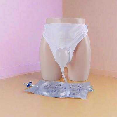China 2000ml Silicone Urine Collector Bag for Male Adults Portable CE Certified Medical Use for sale
