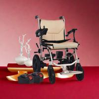 China Compact Motorized Electric Wheelchair HBLD3-C Class II Aluminum Frame 1 Year Warranty for sale