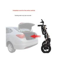 China Compact Motorized Electric Wheelchair HBLD3-C Class II Aluminum Frame 1 Year Warranty for sale