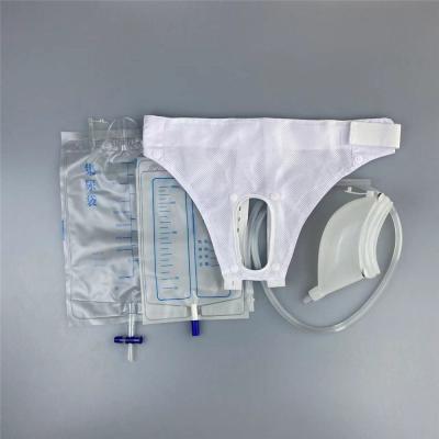 China Leak Proof Silicone Male Urine Collection Bag 2000ml CE Certified Medical Equipment for sale