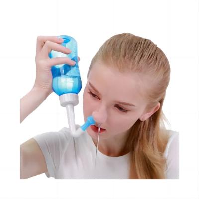 China Manual Nasal Irrigator 500ml Medical Grade with 30 Packets 3 Year Shelf Life CE Certified for sale