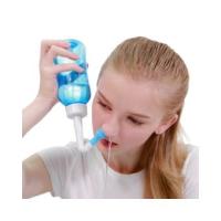China Manual Nasal Irrigator 500ml Medical Grade with 30 Packets 3 Year Shelf Life CE Certified for sale
