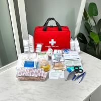 China Home Survival Kit First Aid Training Bag 28x18cm CE Certified Oxford Material for sale