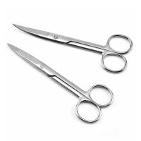 China 12.5cm Disposable Stainless Steel Surgical Scissors CE Certified Medical Instruments for sale