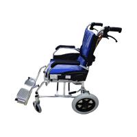 China Folding Medical Wheelchair 120kg Capacity Lightweight Carbon Steel 12 Inch Wheel for sale