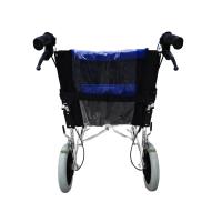 China Folding Medical Wheelchair 120kg Capacity Lightweight Carbon Steel 12 Inch Wheel for sale