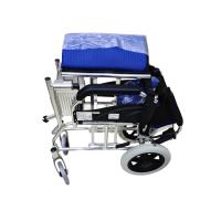China Folding Medical Wheelchair 120kg Capacity Lightweight Carbon Steel 12 Inch Wheel for sale