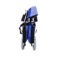 China Folding Medical Wheelchair 120kg Capacity Lightweight Carbon Steel 12 Inch Wheel for sale