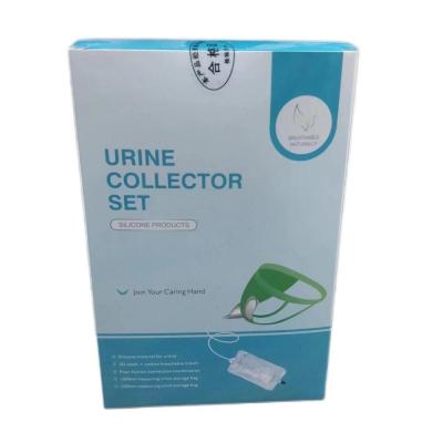 China Leak Proof Portable Urine Meter Drainage Bag 1000ml Silicone Urine Collection Bag CE Certified for sale