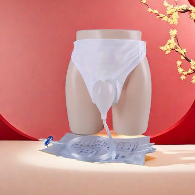 China External Sealed Urine Collection Bag 2000ml Silicone Pediatric Portable Urine Collector for Bedridden Patients for sale