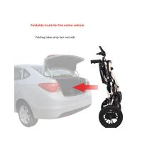China Foldable Electric Wheelchair for Disabled Travelers Airplane Friendly 24V for sale