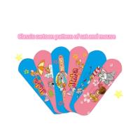 China Waterproof Breathable Cartoon Bandage for Kids 8 Pcs Fun First Aid Wound Care for sale