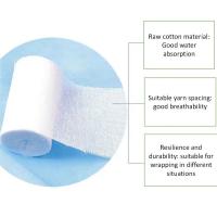China Professional PBT Conforming Stretch Gauze Bandage Roll 8cm x 600cm 100% Cotton for Boxing Fighter Fingers for sale