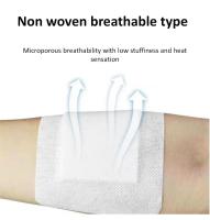 China Medical Wound Dressing Strip 10cm x 15cm Sterile Non Woven Adhesive with Absorbent Pad CE Certified for sale