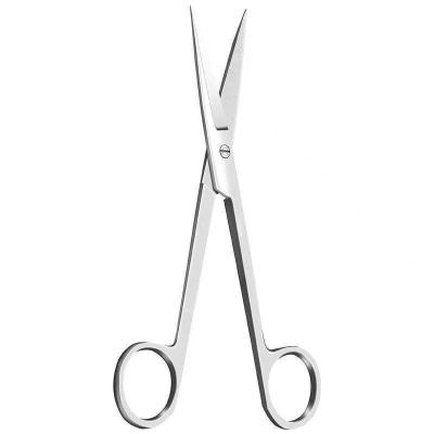 China 18cm Stainless Steel Nose Hair Removal Surgical Scissors Reusable CE Certified for sale