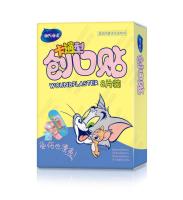 China Customized Cartoon Bandage 25mm x 25mm for Kids First Aid Kits Spot Wound Plaster CE Certified for sale