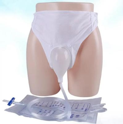 China Gentleman Customized Male Urine Collection Bag 2000ml Silicone Catheter Bag CE Certified for sale