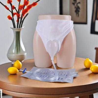 China Disposable Urinal Bag for Male Incontinence 1000ml Silicone CE Certified for sale