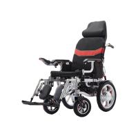 China Lightweight Folding Reclining Electric Power Travel Wheelchair 24V 250W with CE ISO 13485 for sale